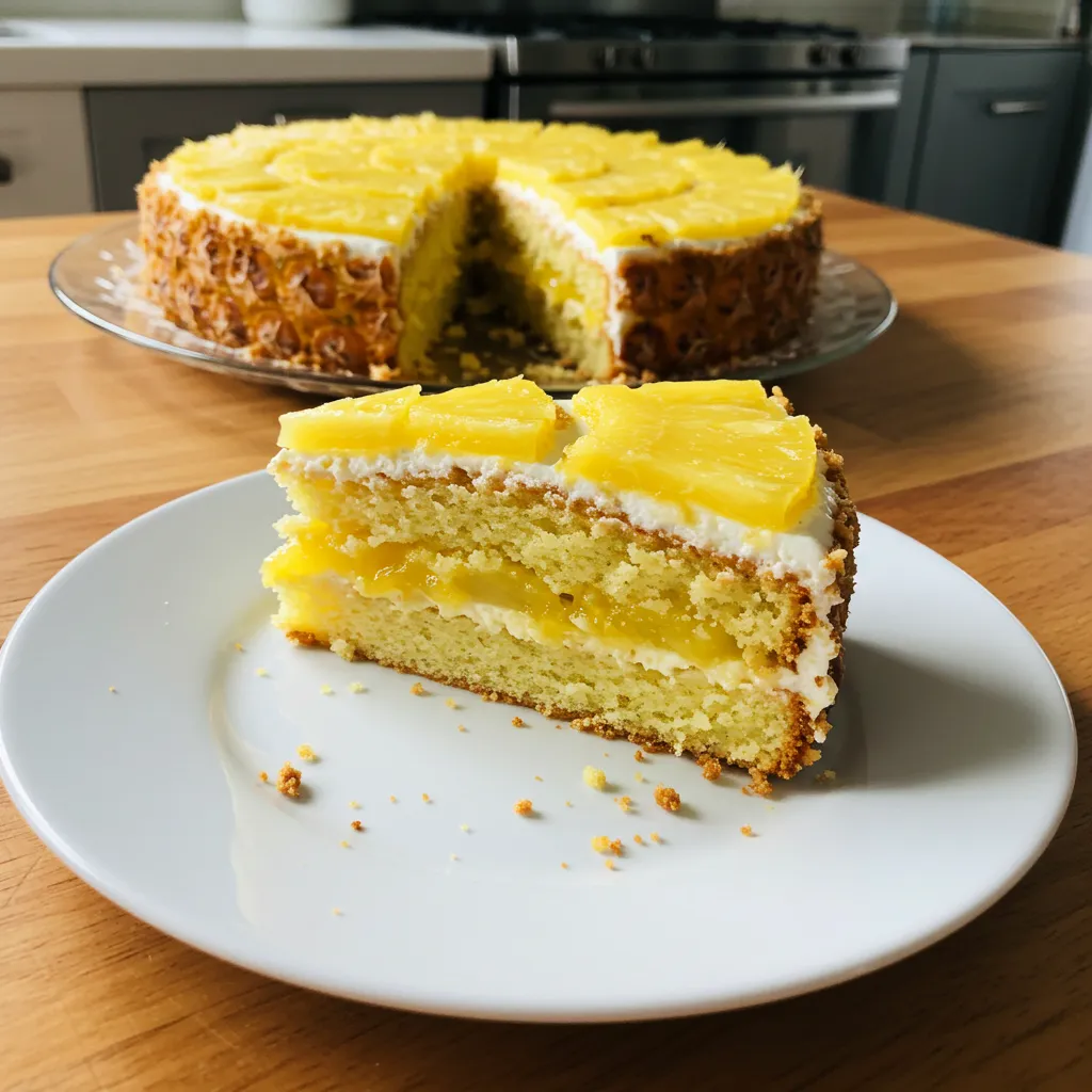 Juicy Pineapple Heaven Cake: A Tropical Paradise Dessert | Flirt Recipes