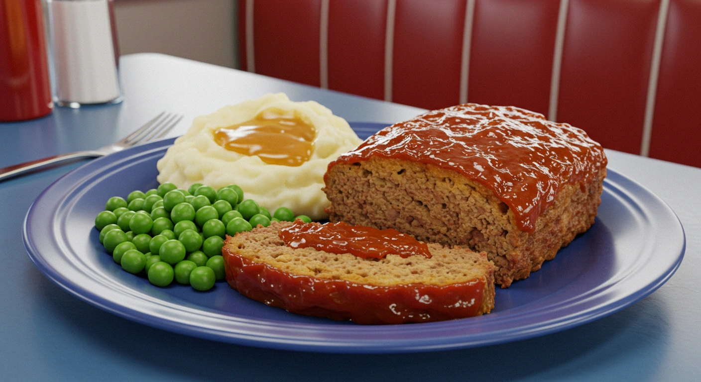 Classic Blue Plate Special Meatloaf | Flirt Recipes