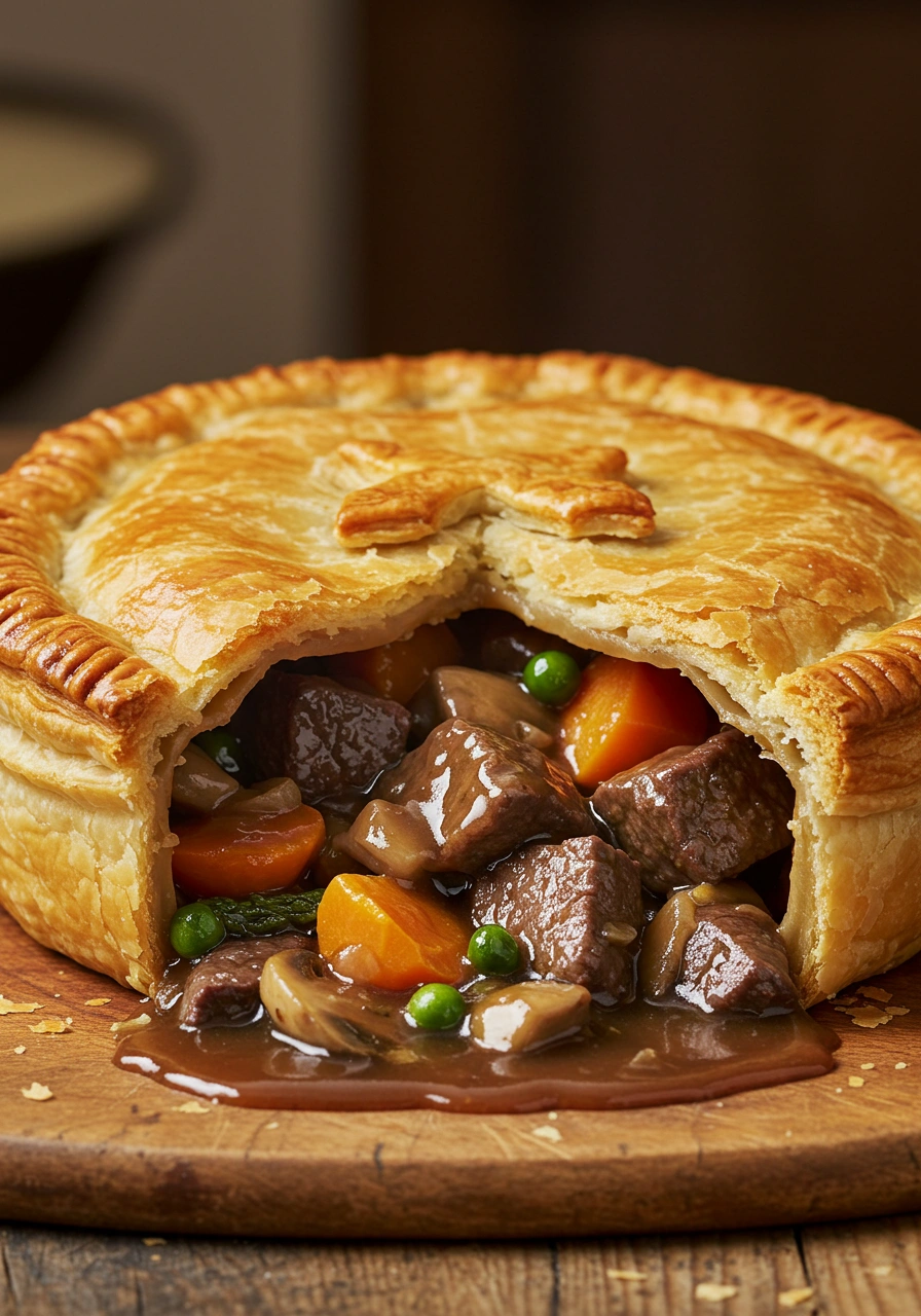 Venison Beer Gravy Pot Pie | Flirt Recipes