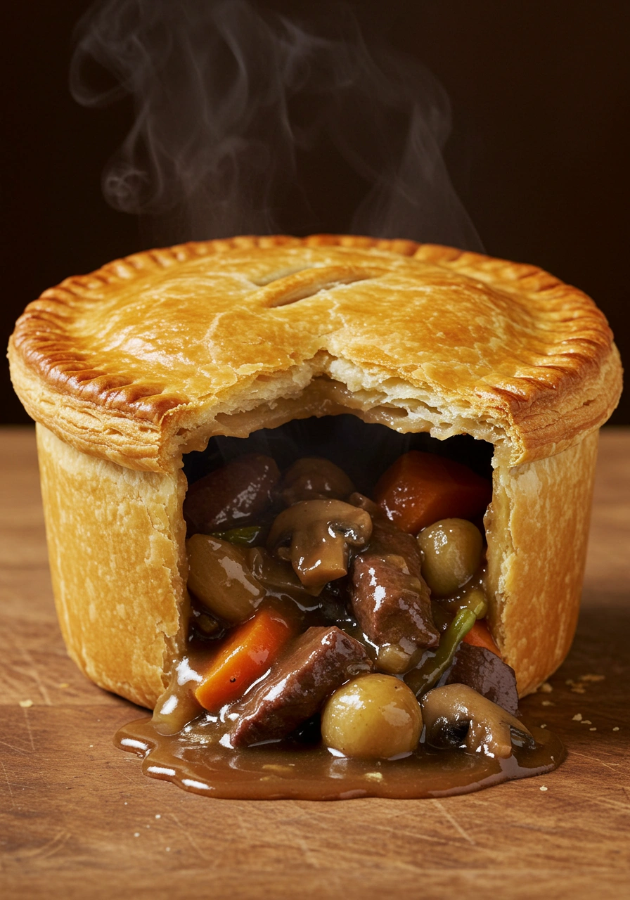 Venison Beer Gravy Pot Pie | Flirt Recipes