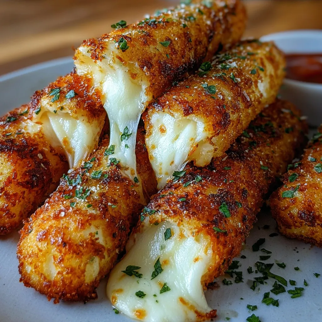 Ultimate Crispy Homemade Mozzarella Sticks with Perfect Golden Coating ...