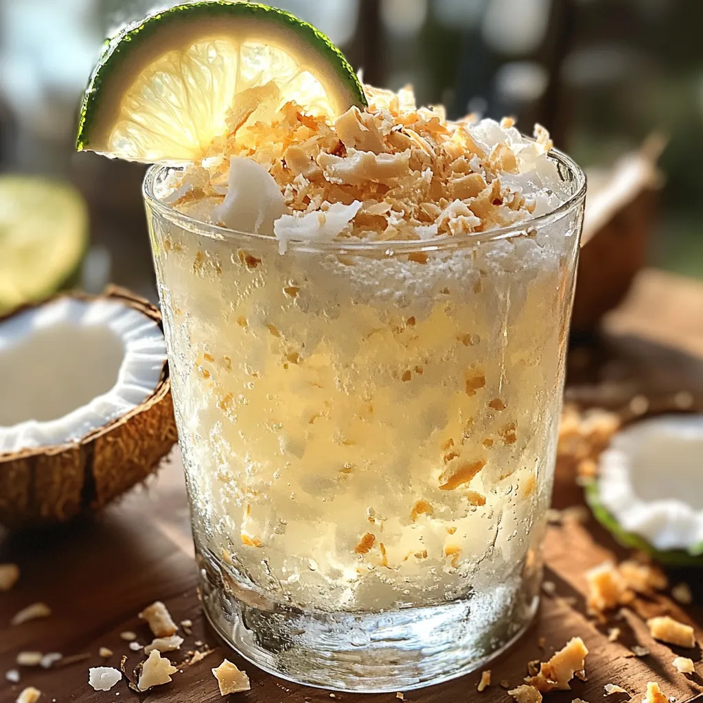 Ultimate Coconut Spritz with Tropical Flavors and Sparkling Refreshment ...