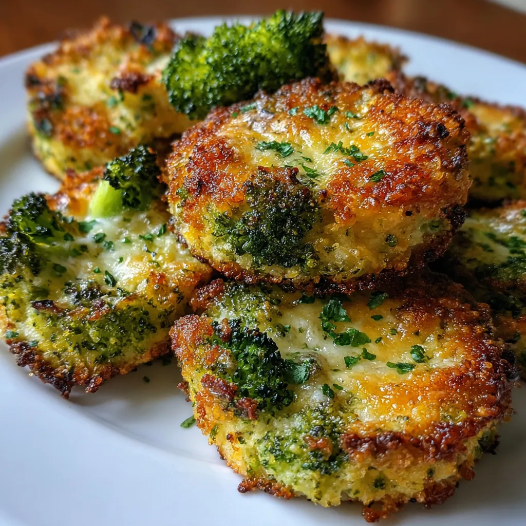 Low Carb Crispy Broccoli Cheese Bites with Golden Parmesan Coating ...