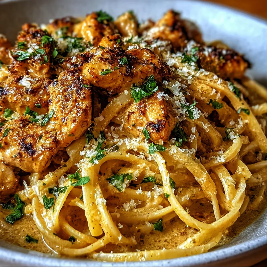 Easy Cowboy Butter Chicken Linguine with Herb-Garlic Compound Butter ...